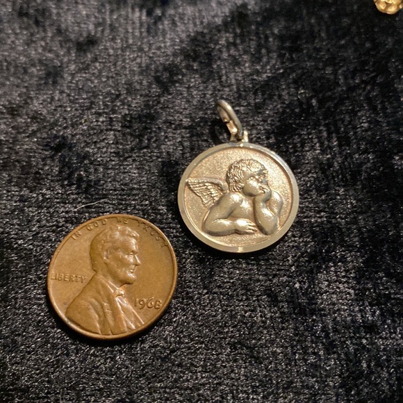 Source Unknown | Jewelry | Ss Angel Pendant | Poshmark